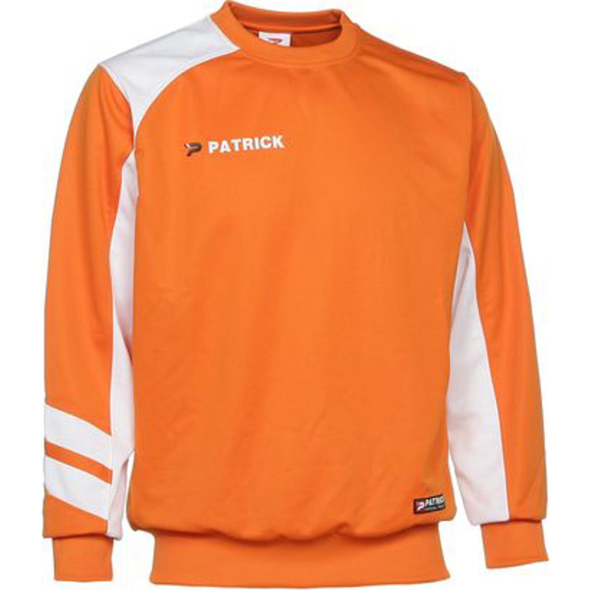 Patrick Victory Sweater voor Heren | Oranje - Wit | Teamswear