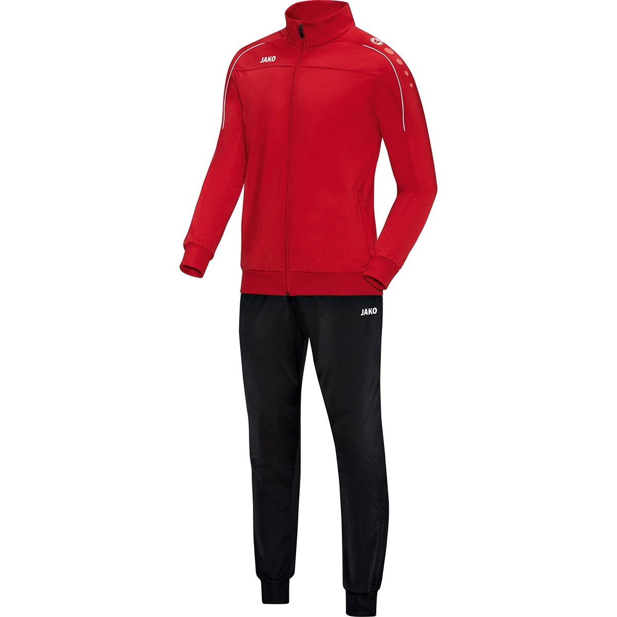 Jako Classico Trainingspak Polyester voor Heren | Rood | Teamswear