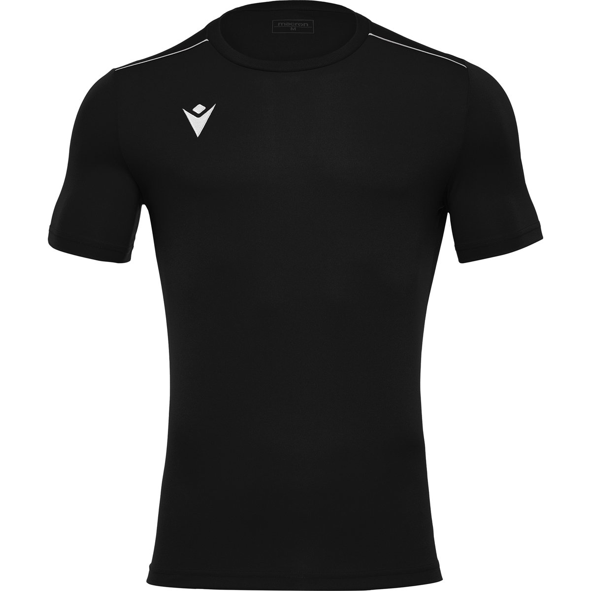 Macron Rigel Hero Shirt Korte Mouw voor Heren | Zwart | Teamswear