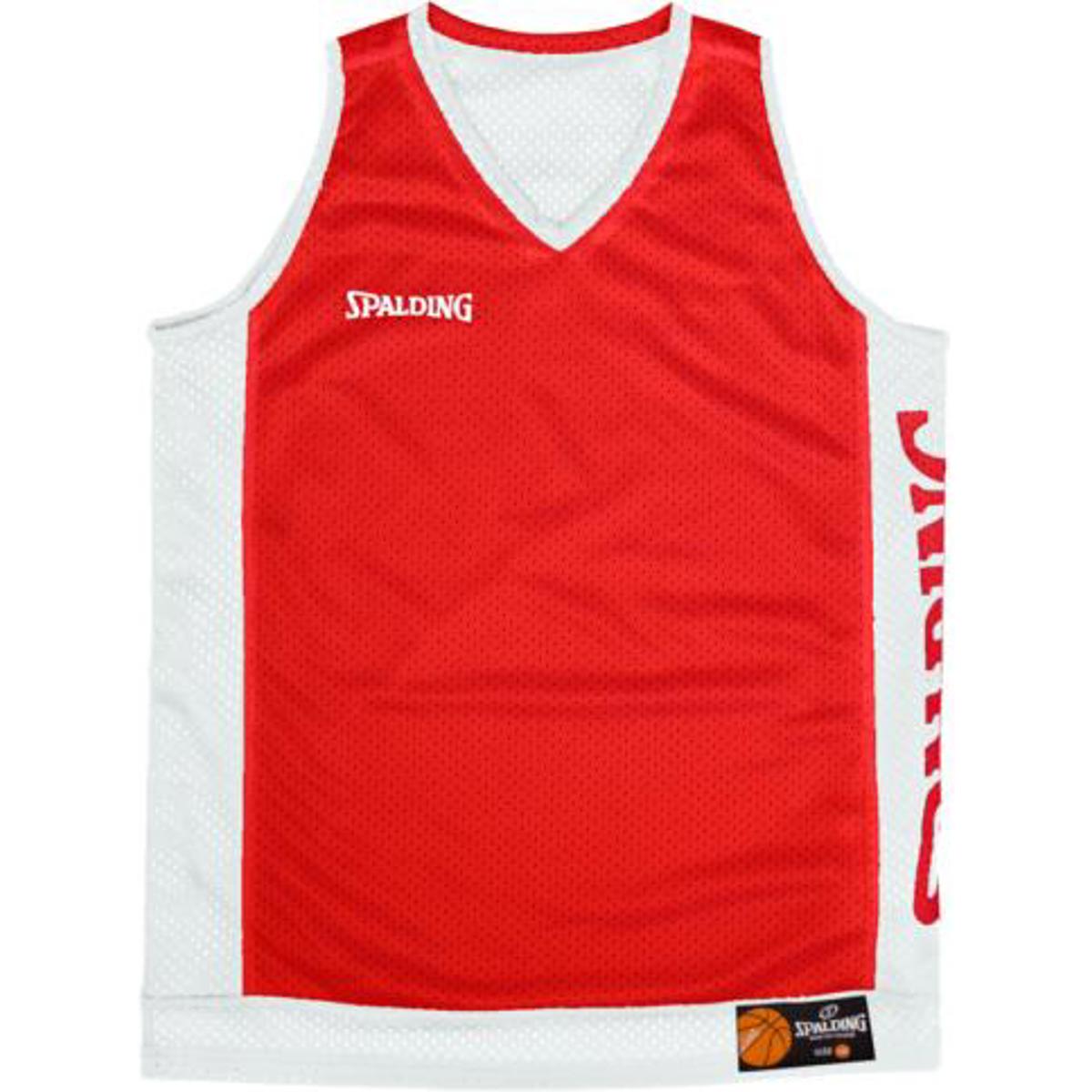 Spalding Reversible Shirt voor Heren | Rood - Wit | Teamswear