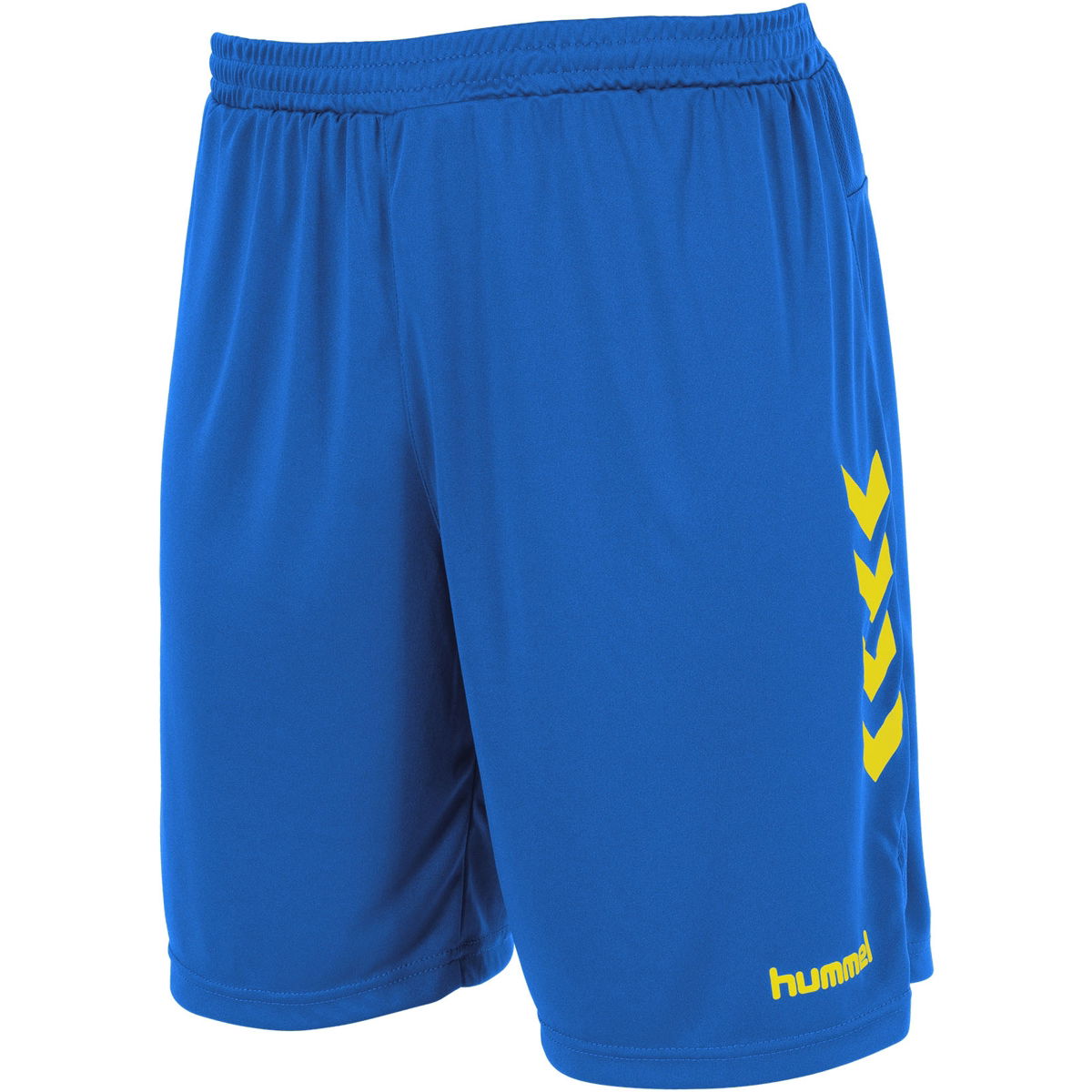 Hummel Memphis Short pour Hommes | Royal - Jaune | Teamswear
