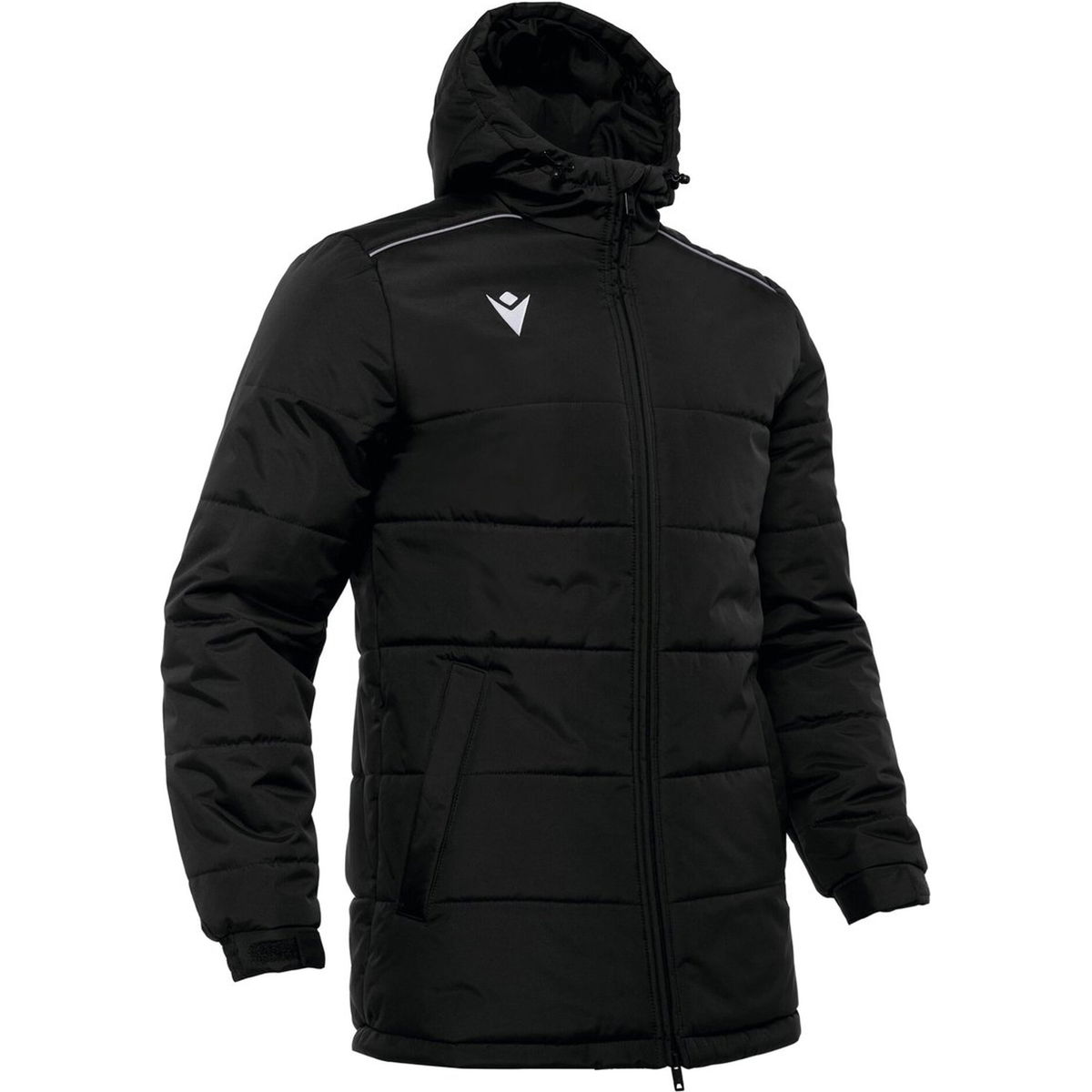 Macron Gyor Coach Jacket voor Heren | Zwart | Teamswear