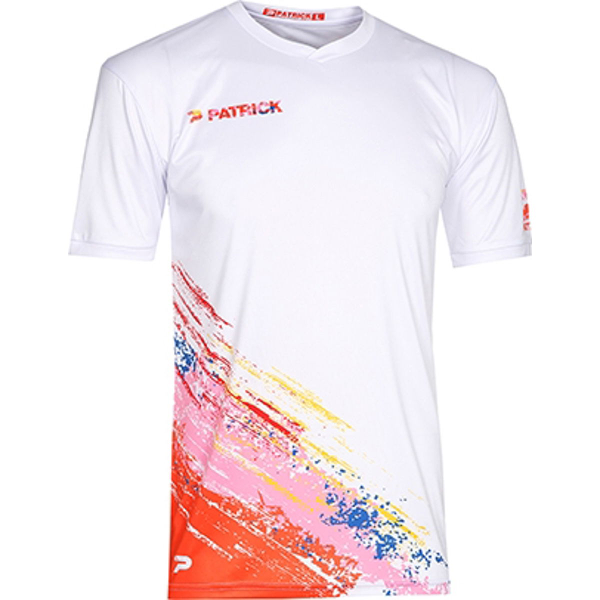 Patrick Match Limited 2023 Shirt Korte Mouw voor Heren | Wit | Teamswear