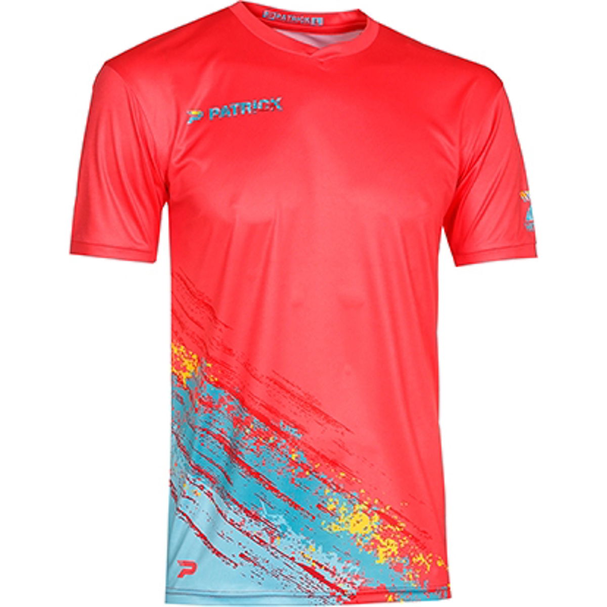 Patrick Match Limited 2023 Shirt Korte Mouw voor Heren | Koraal | Teamswear