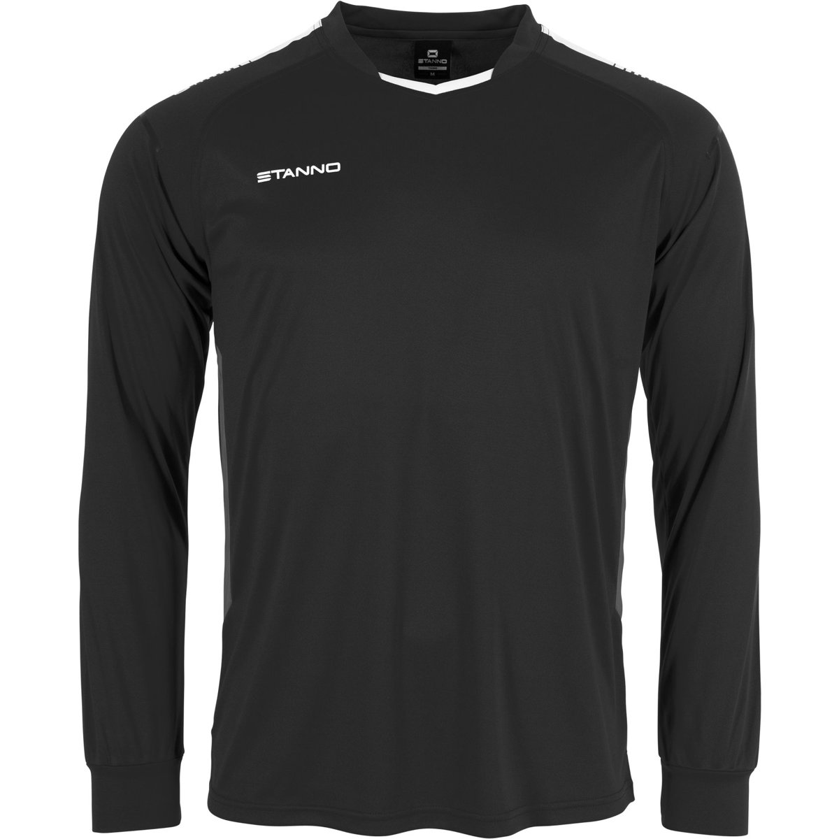 Stanno First First Voetbalshirt Lange Mouw voor Heren | Zwart ...