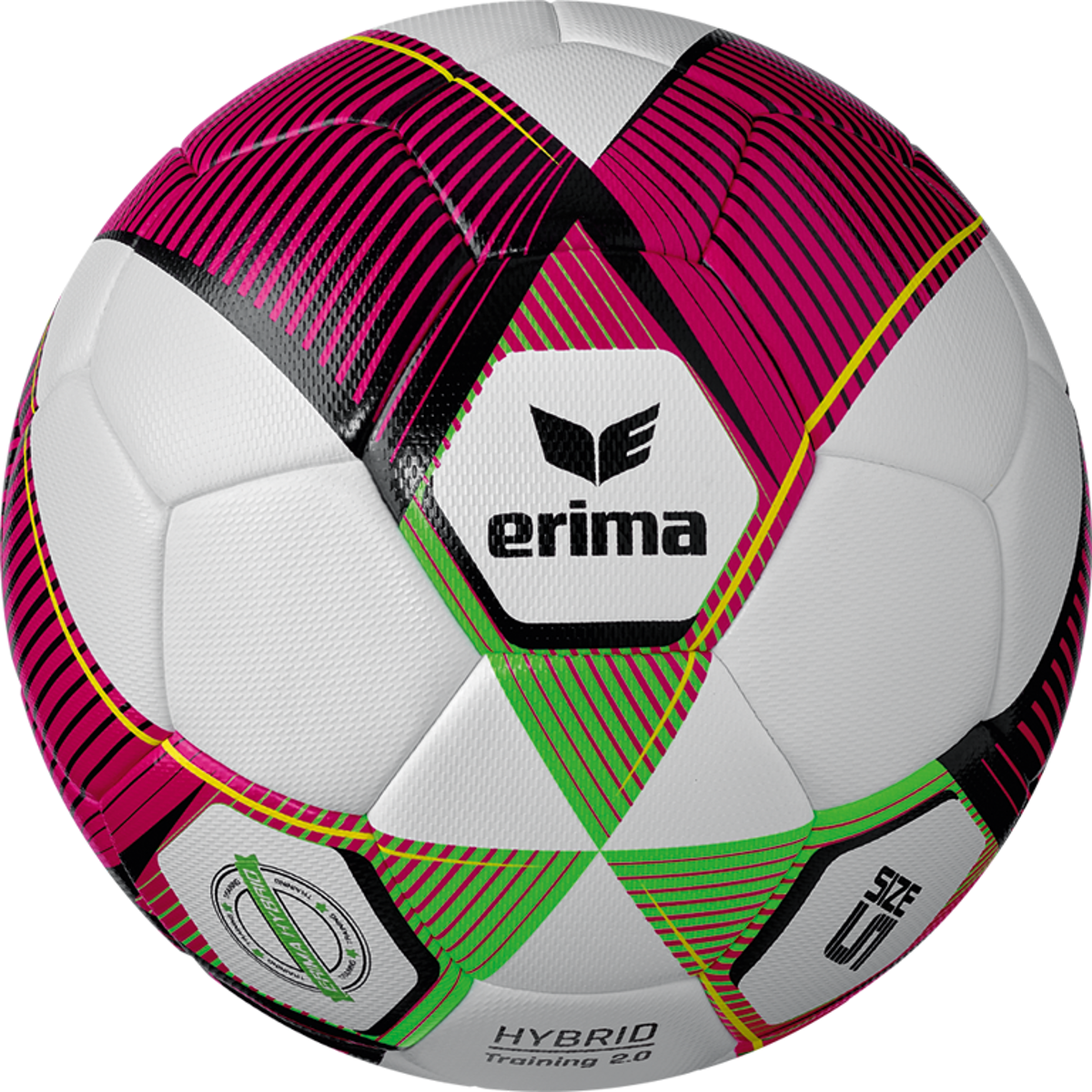 Erima Hybrid Training 2.0 (Size 5) Trainingsbal | Rood - Green Gecko ...
