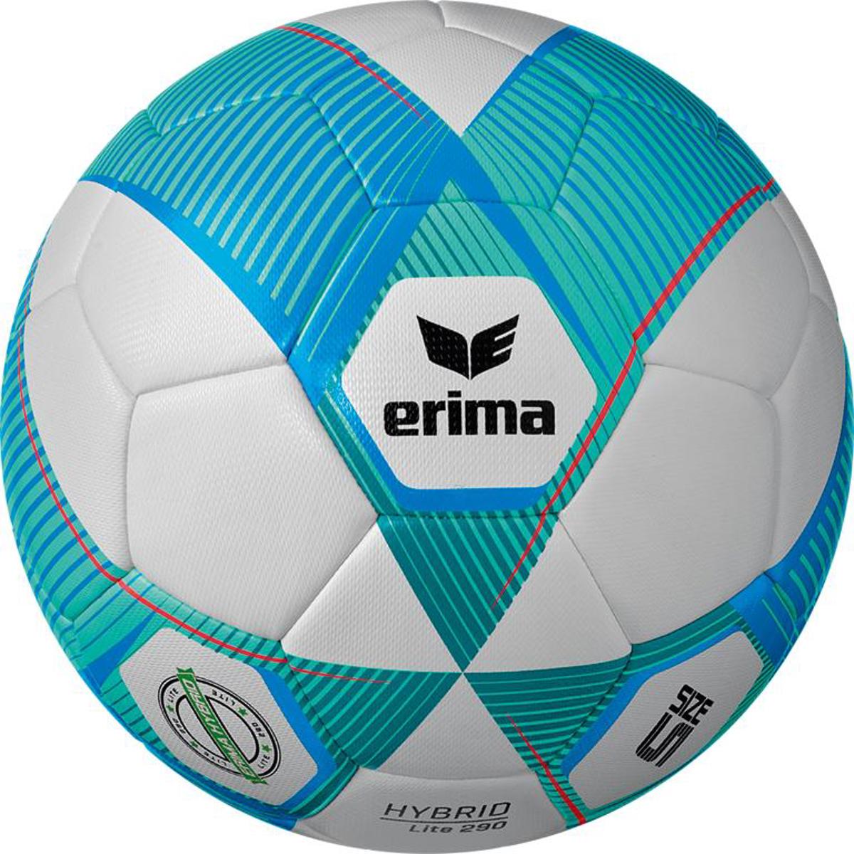 Erima Hybrid Lite 290 (Size 5) Lightbal | Curaçao - Petrol | Teamswear