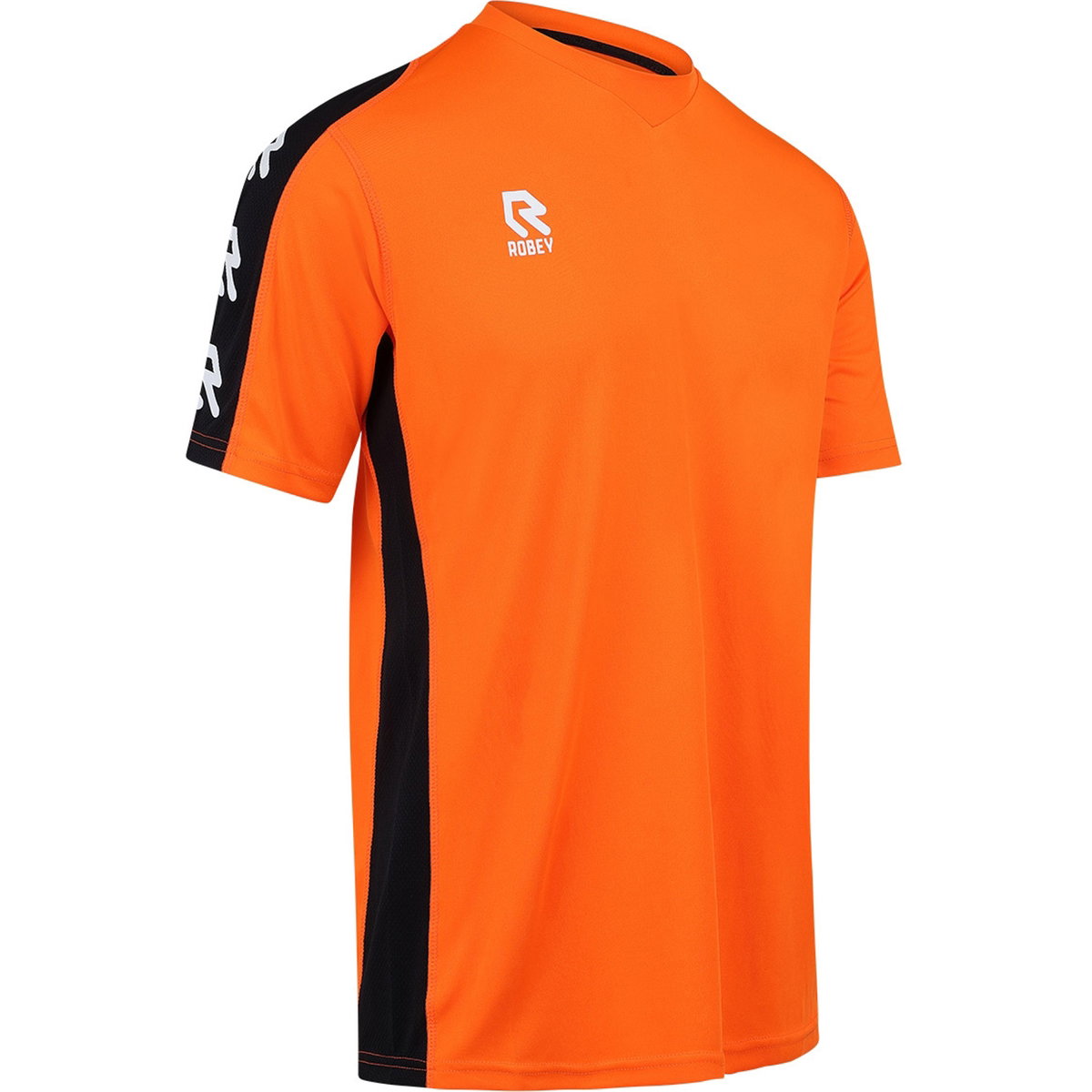 Robey Performance Shirt Korte Mouw voor Kinderen | Oranje - Zwart ...