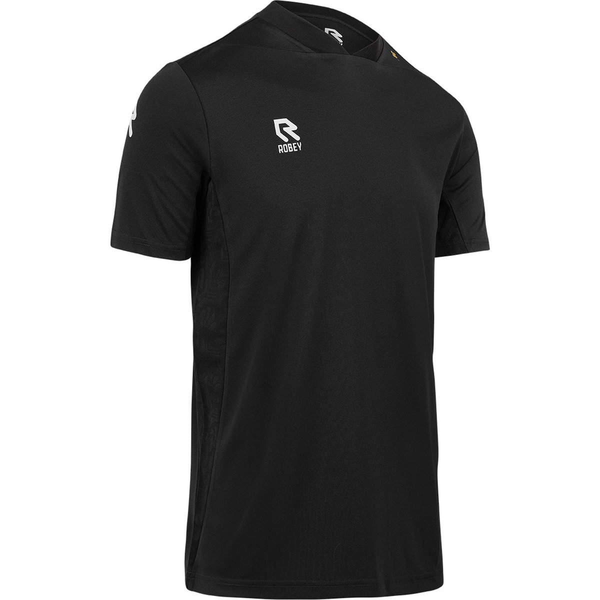 Robey Playmaker Shirt Korte Mouw voor Heren | Zwart | Teamswear