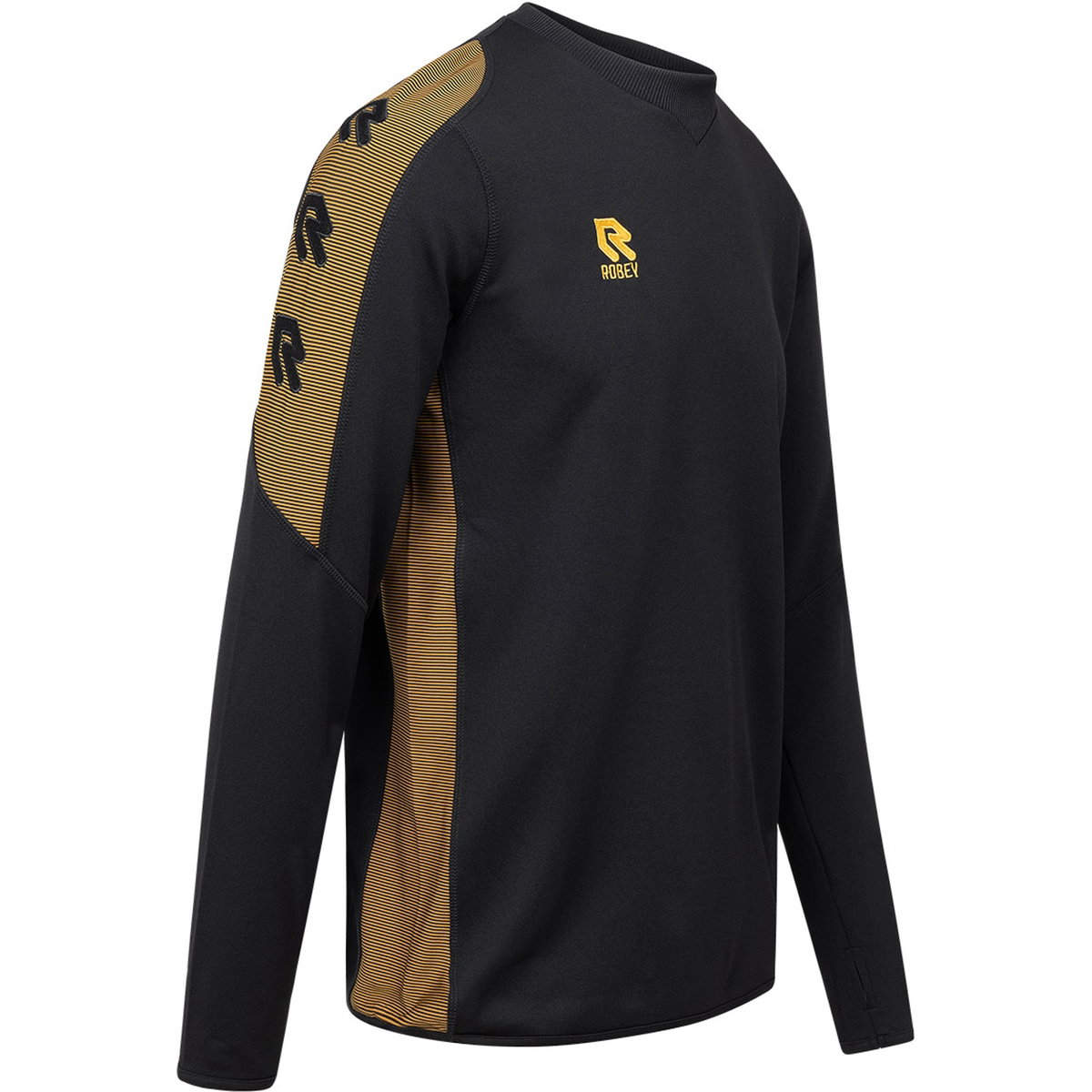 Robey Performance Sweater voor Kinderen | Zwart - Goud | Teamswear