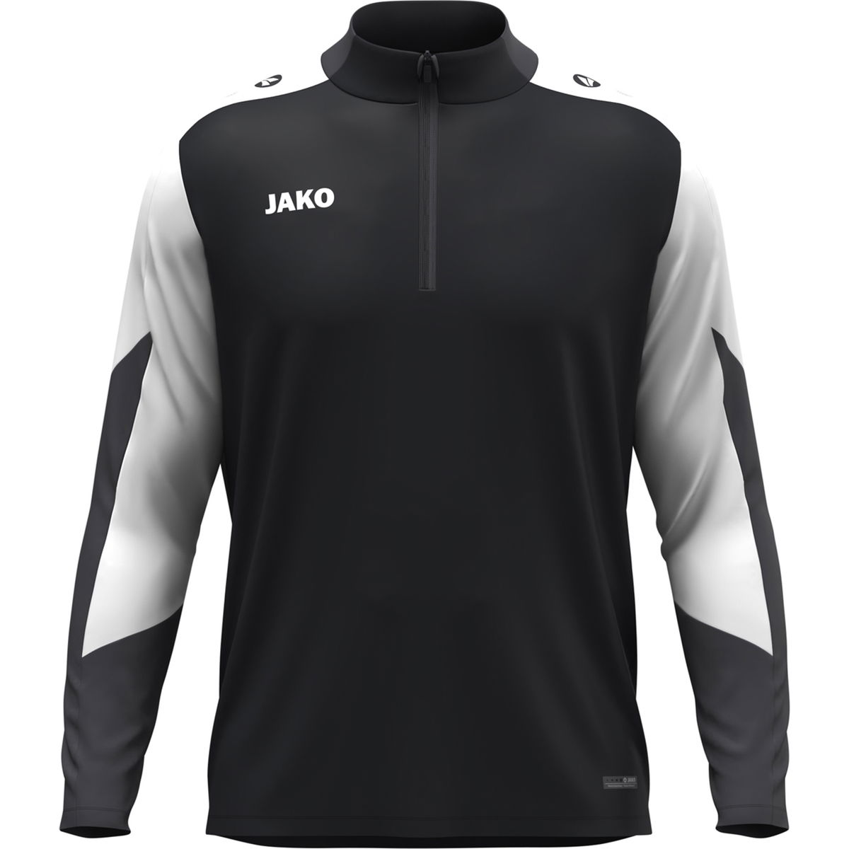 Jako Dynamic Ziptop voor Heren | Zwart - Wit - Antraciet | Teamswear