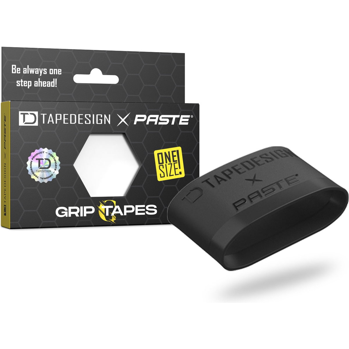 Tapedesign X Paste® – Grip Tapes Scheenbeschermerhouder | Zwart | Teamswear