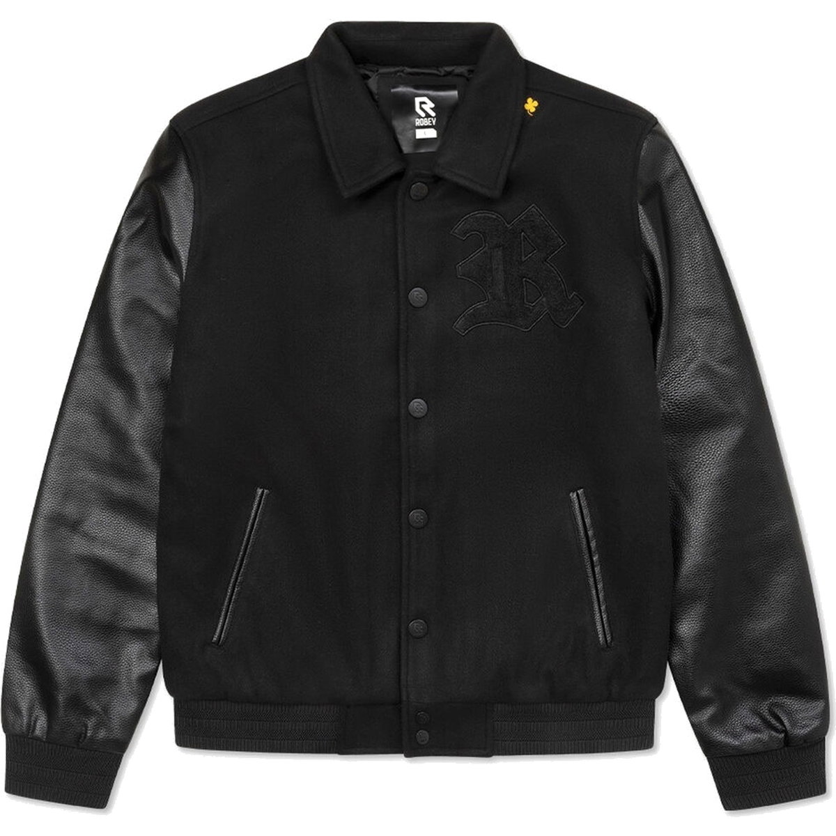 Robey Varsity Jacket voor Heren | Zwart | Teamswear