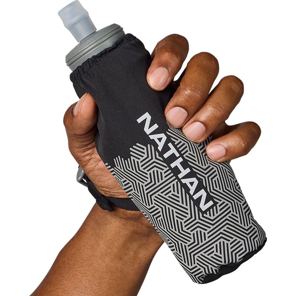 Nathan Hypernight Pinnacle 14 Oz Soft Flask - 420Ml Drinkfles | Zwart ...