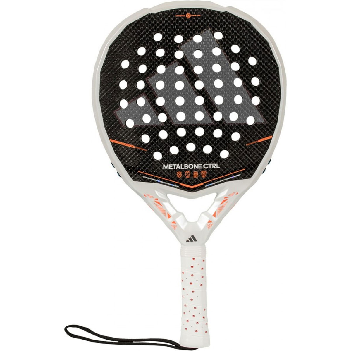 Adidas Metalbone Ctrl 2026 Raquette De Padel pour Hommes | Noir - Blanc ...