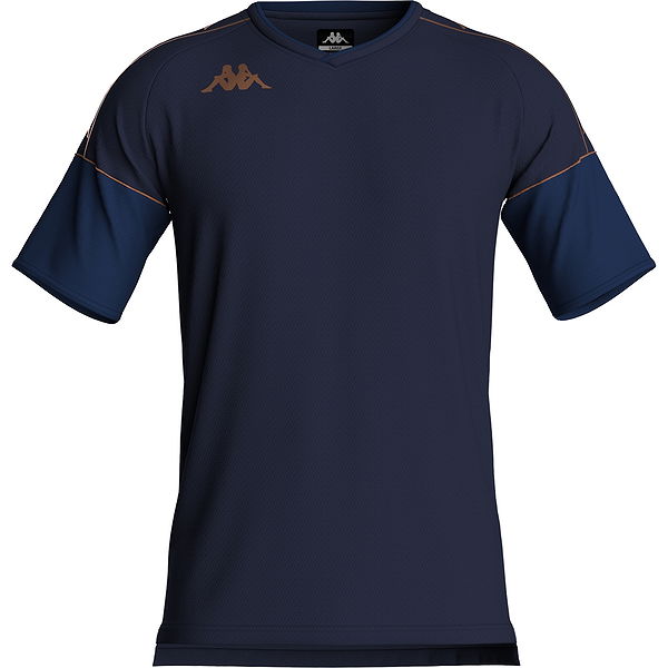 Kappa Mianto Maillot Manches Courtes pour Enfants | Marine | Teamswear