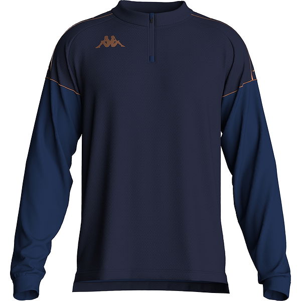 Kappa Massolo Ziptop pour Enfants | Marine | Teamswear