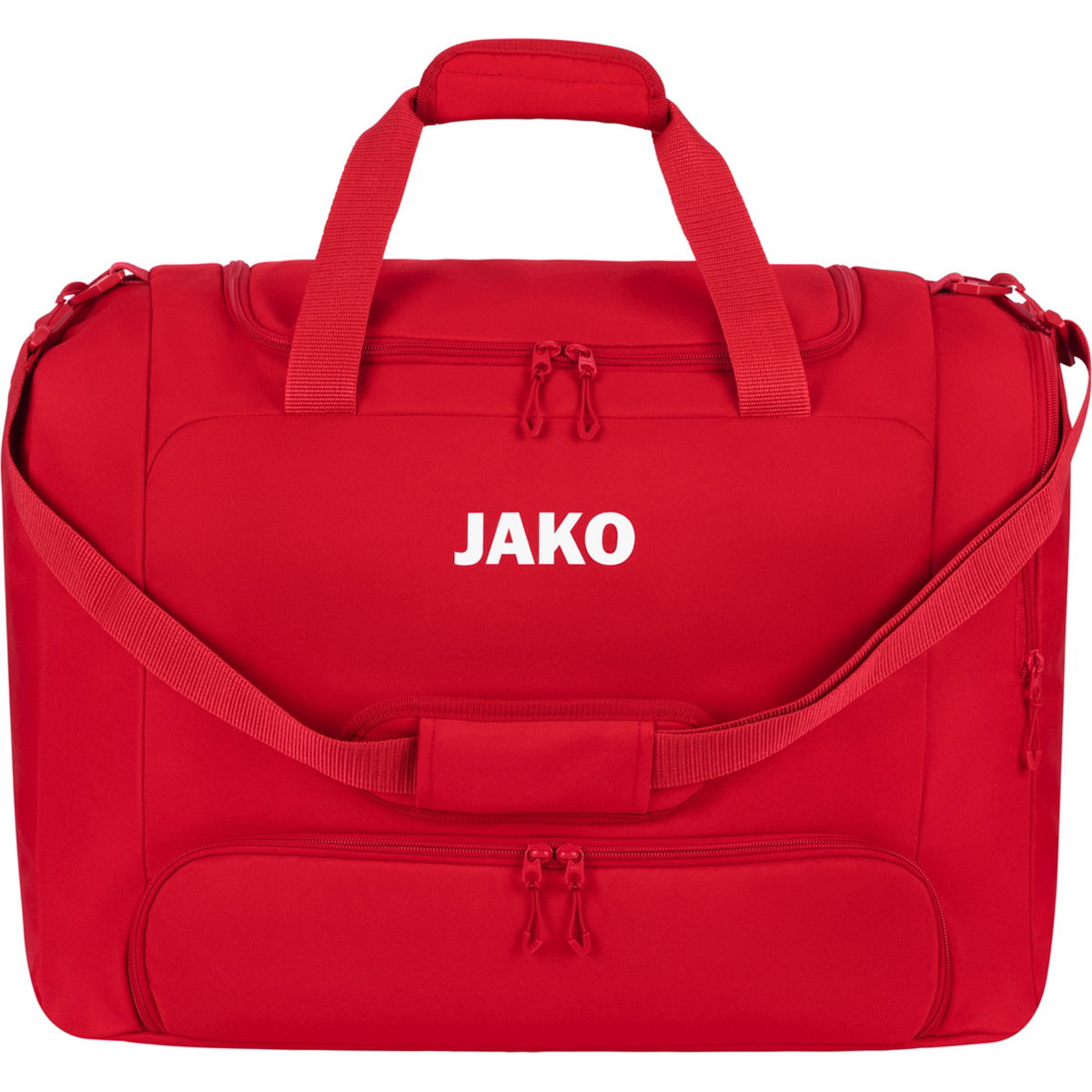 Jako One (Senior) Sporttas Met Bodemvak | Rood | Teamswear