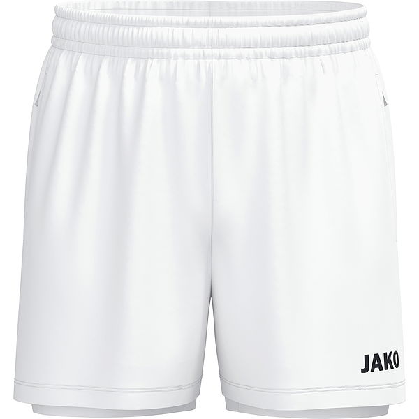 Jako One 2-In-1 Short voor Heren | Wit | Teamswear