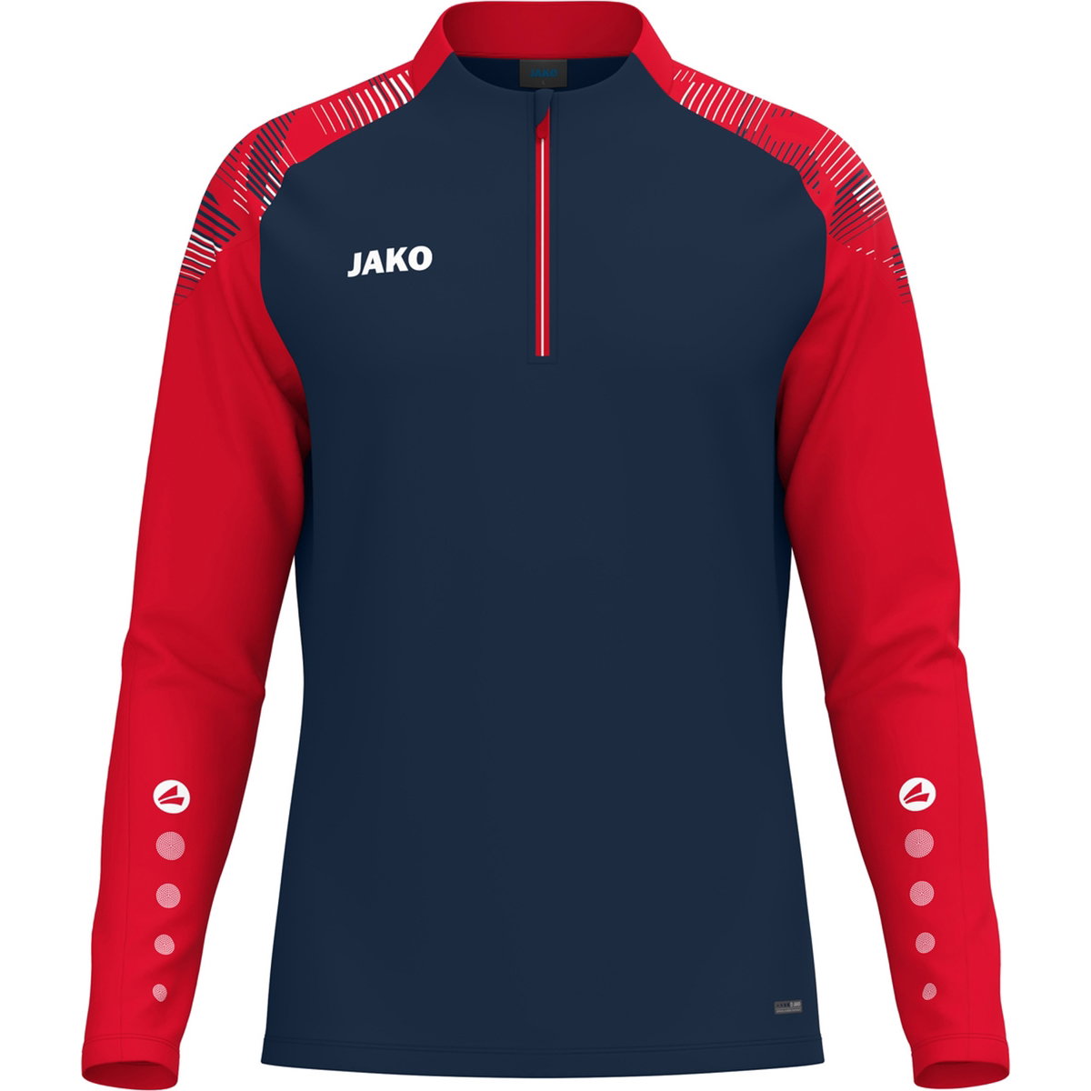 Jako Sonic Ziptop pour Hommes | Marine - Rouge | Teamswear