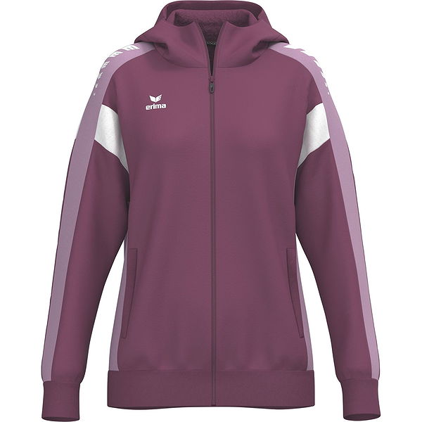 Erima Celebrate 125 Trainingsjack Met Capuchon voor Dames | Burgundy ...