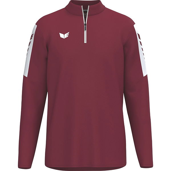 Erima Intro Ziptop voor Kinderen | Burgundy | Teamswear