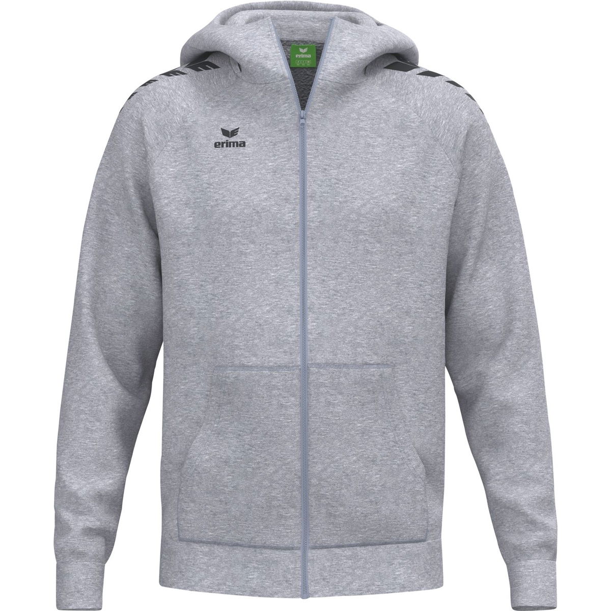 Erima Cmpt Wings Hooded Full Zip voor Heren | Slate Grey | Teamswear